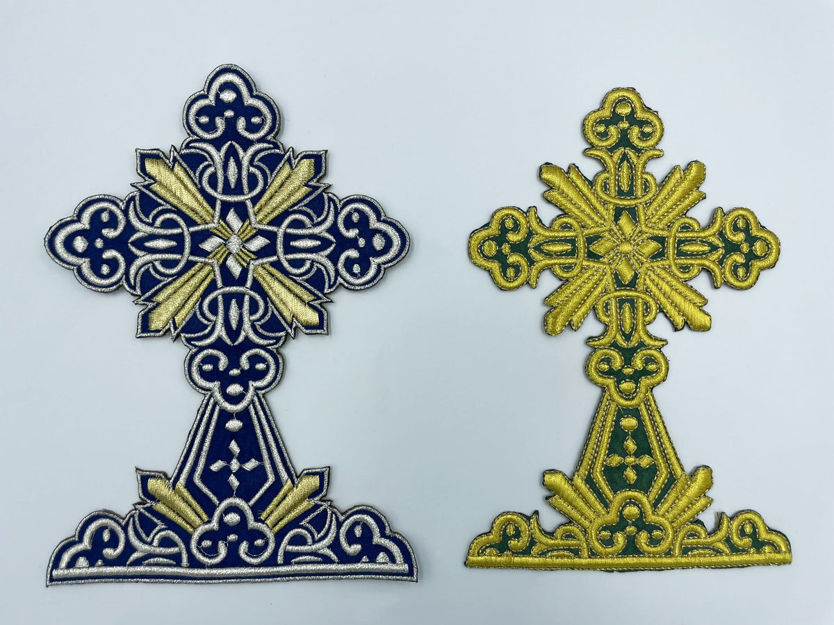 Clerical Cross for the Iconostasis ‘AT-008’ –Liturgical Fabrics
