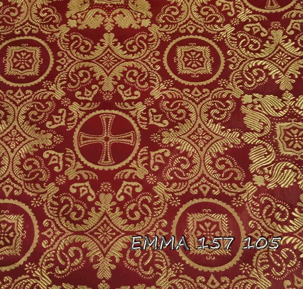 Ecclesiastical fabric of light rayon type with crosses (EMMA 157 ...