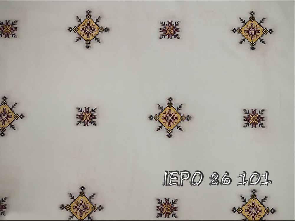 Woven cross pattern fabric (IERO 86) –Liturgical Fabrics